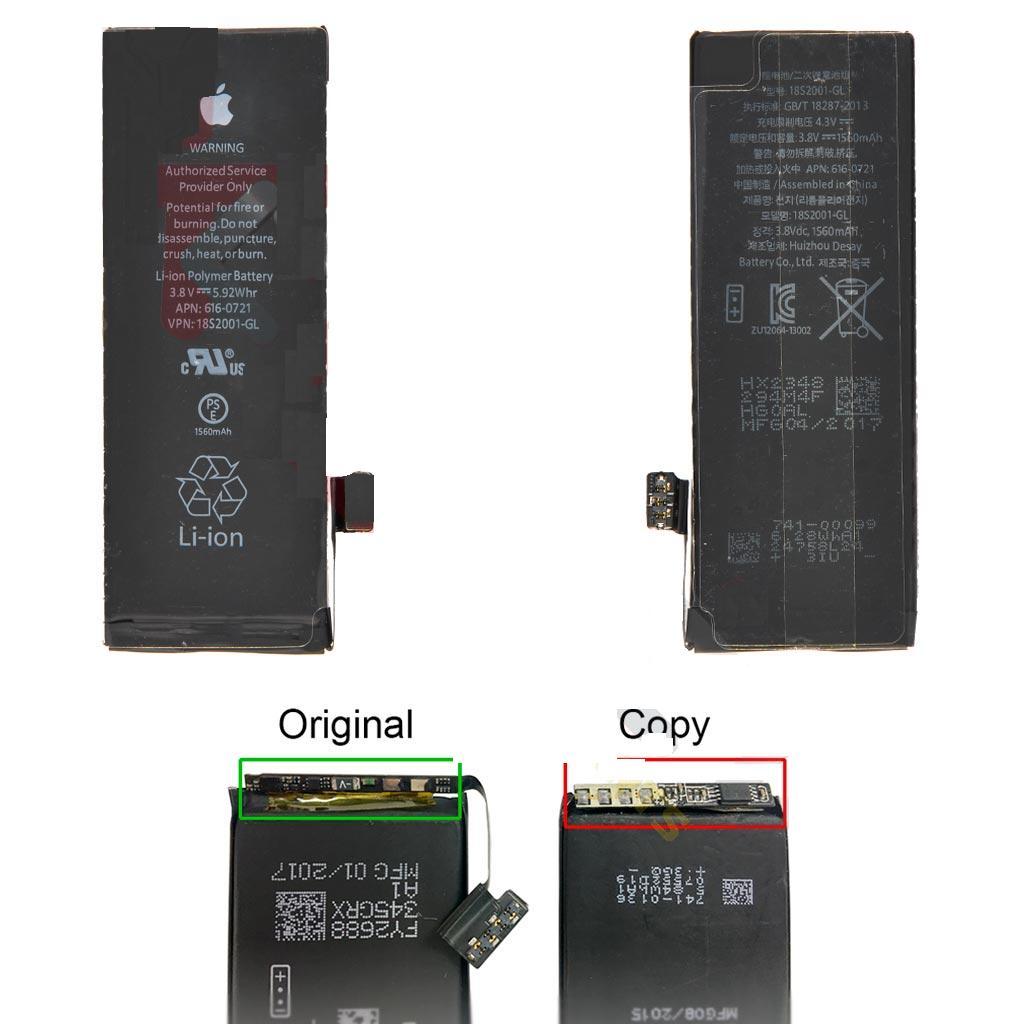 Акб аккумулятор Iphone 5S, ОригиналЗапчасти для Телефонов